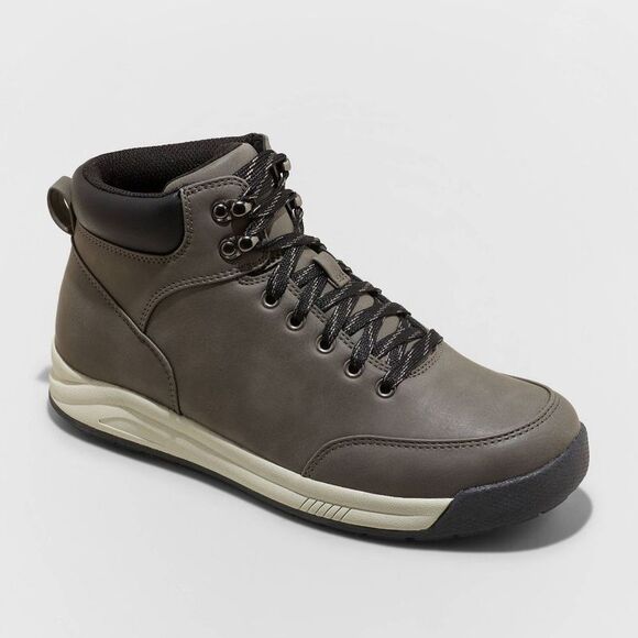 Goodfellow & Co | Shoes | Mens Hiker Boots Lace Up Faux Leather Outdoor ...